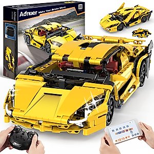 STEM Buidling Toys for 6 7 8 9 10 11 12 + Year Old Boys Girls Gifts Remote Control Car Toy Building Sets RC Race Model Cars Building Kits,Learning Toys Best Birthday for Kids (456PCS)