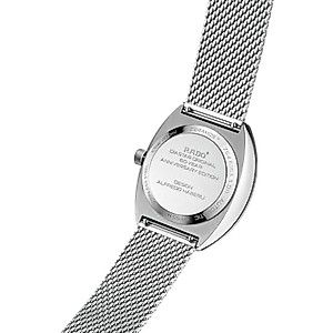 Rado - DiaStar Original 60-Year Anniversary Edition Alfredo Häberli - Men - Swiss Watch - Radial-brushed Ceramos™ Coiffe Monochrome Stainless Steel Case - Sapphire Crystal with Hexagonal Facets - 80 hours of Power reserve – Includes Grey Pouch with a Wove