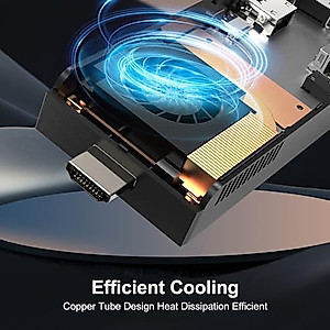 Mini PC Stick Windows 11 Pro,PC Stick Intel Celeron N4000 Processor Equipped 8GB LPDDR4 128GB SSD,Support Auto Power on,4K HD/Gigabit Ethernet/WiFi/BT,Business/Travel Pocket Computer