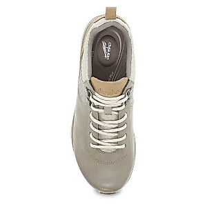 Dansko Mary Performance Outdoor Shoe for Women - Full Waterproof Construction and Super Durable Vibram ECOSTEP Outsole Made with At Least 30% Recycled Rubber Taupe 9.5-10 M US