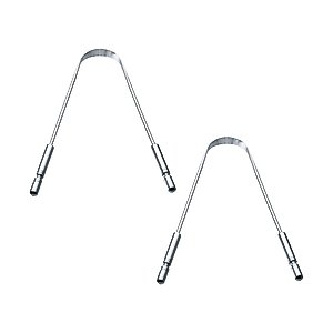 GUBB Tongue Cleaner For Kids & Adults (Metal Tongue Cleaner Pack of 2)
