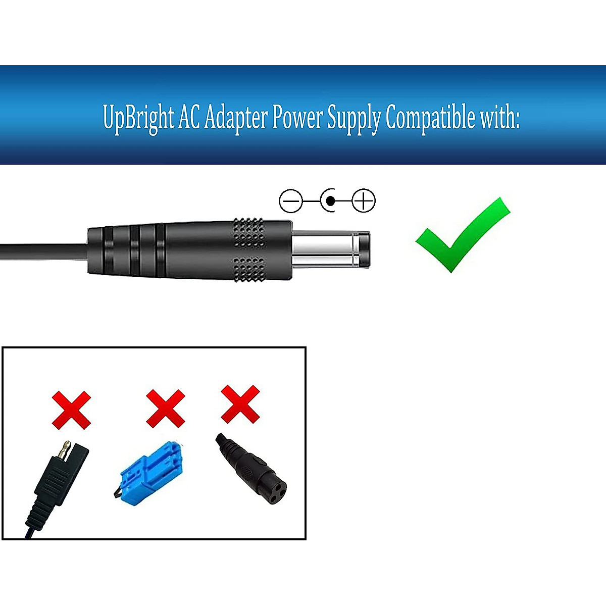 UpBright 12V AC/DC Adapter Charger Compatible with Briggs Stratton B4177GS 705927 B4489GS 193043GS B&S MW48-1200750 Generac 8000 XT8000 01470 4000 7000 7550 EXL Troy Bilt Generator LS-018C20-120-1200