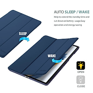 ProCase Smart Case for Galaxy Tab A8 10.5, Slim Stand Hard Back Shell Protective Smart Cover Case for Galaxy Tab A8 10.5 Inch 2022 SM-X200 X205 X207 -Navy