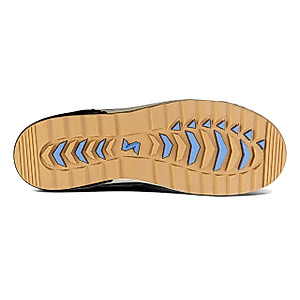 Forsake Patch - Women's Waterproof Premium Leather Hiking Boot (7 M US, Black/Tan, numeric_7)