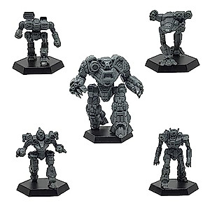Catalyst Game Labs BattleTech Mini Force Pack: Clan Ad Hoc Star, Grey