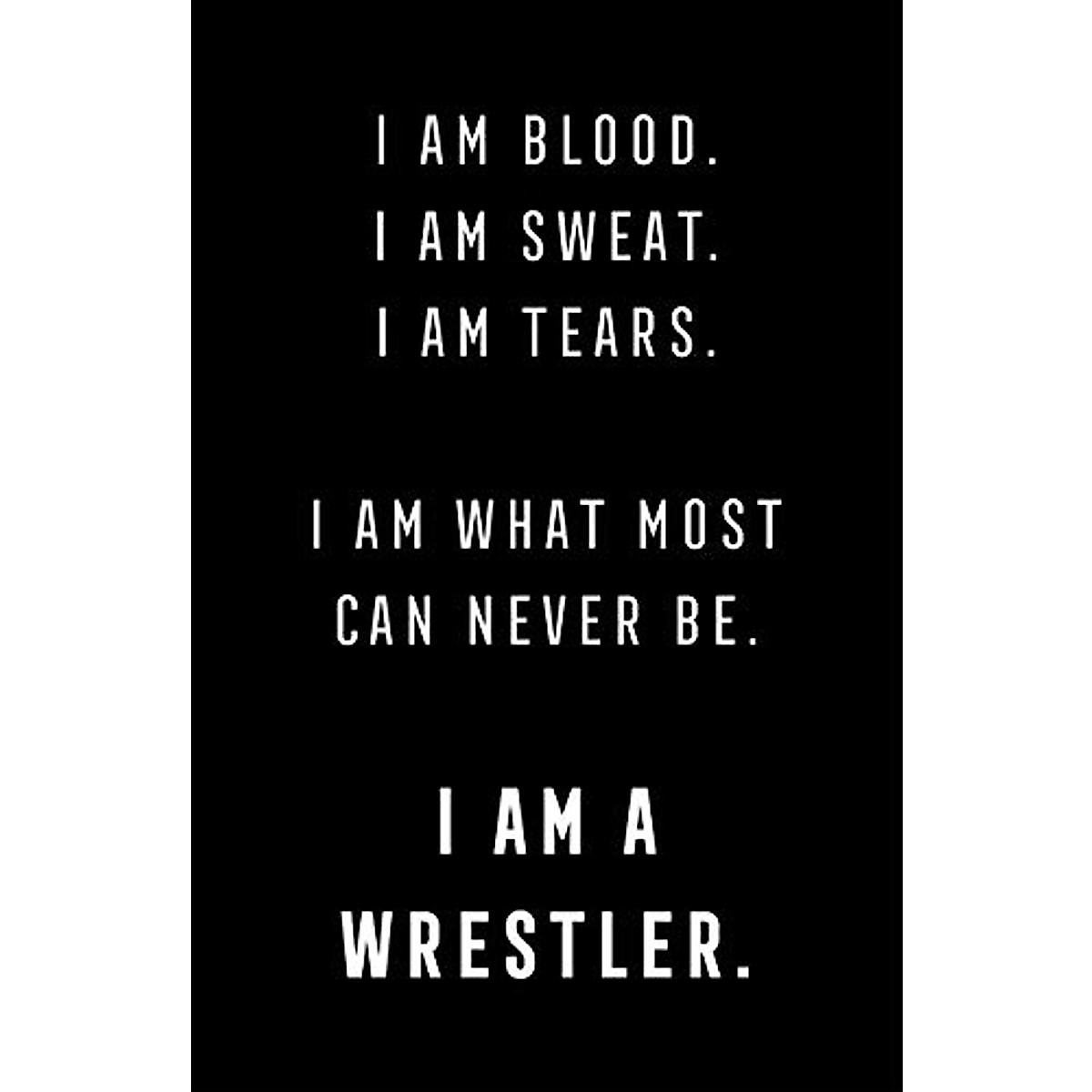 Damdekoli Motivational Wrestling Posters - 11x17 Inches, Set of 4