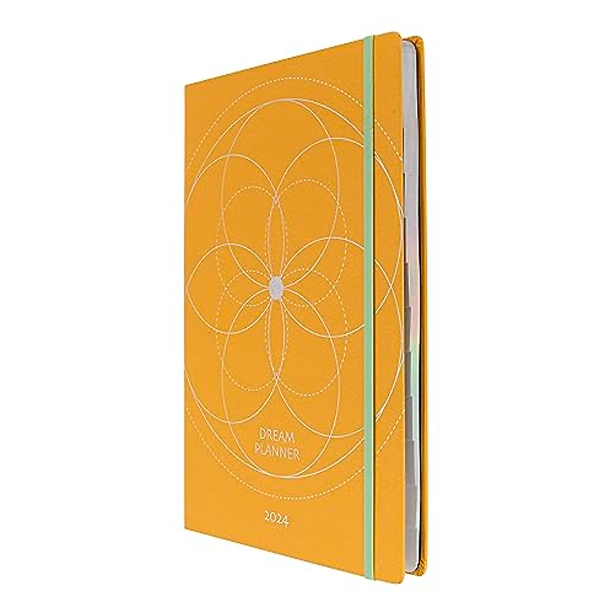 Collins Dream Planner 2024 Diary B5 Week to View and Monthly Journal - Lifestyle Planner and Organiser for Productivity and Goal Setting - January to December - Weekly - Sunshine Yellow - DP1B53.45-24