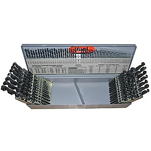 A-Z & 1/16-1/2 x 64ths 115 Piece HSS Jobber Drill Set