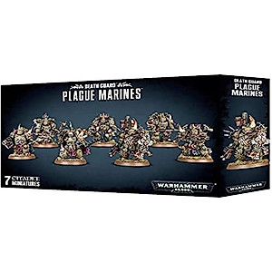 Games Workshop 99120102078" Death Guard Plague Marines Miniature, Black, 12 years to 99 years