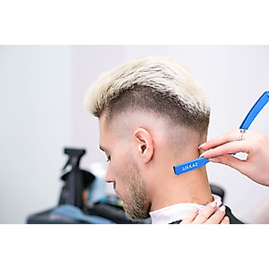 Lisaaz Straight Razors for men 10 Blades Black straight edge razor classic shaving razors for men professional stainless steel razor blades for men quality barber supplies navajas para barbero 4.8in