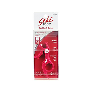 Seki Edge Spot Eyelash Curler (SS-600) - Lash Curler Adds Curl, Lift & Definition to Outer Corners of Lashes - Help Eyes Appear Larger & More Open - Comes with Extra Curler Replacement Pad