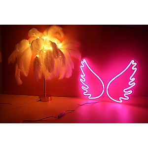Neon Light Sign LED Night Lights USB Operated Decorative Marquee Sign Bar Pub Store Club Garage Home Party Decor (pink)