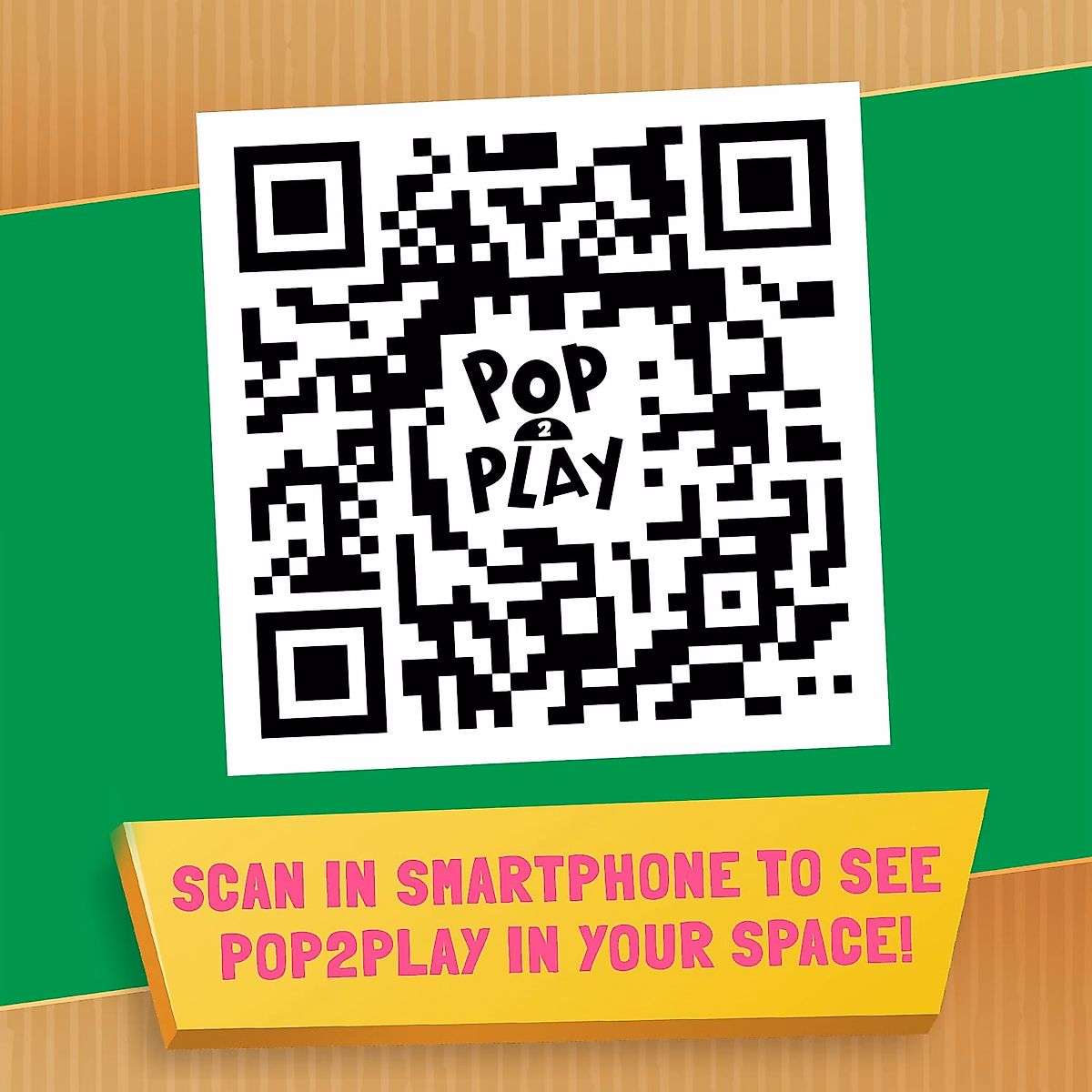 Pop2Play Toddler Playground Indoor Slide for Kids – Durable Eco-Friendly Foldaway Cardboard Slide (Sunny)