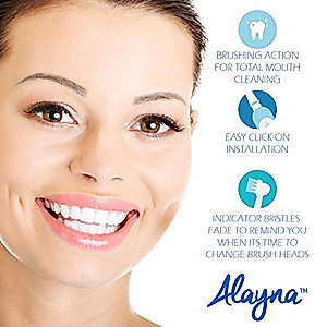 Replacement Brush Heads Compatible with OralB Braun- Best Double Clean, Pack of 4 Electric Toothbrush Replacement Heads- for Oral B Pro, 1000, 8000, 9000, Adults, Kids, Vitality, Dual Plus!