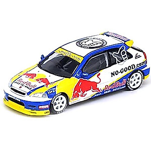 Inno Models Civic Type-R (EK9) RHD (Right Hand Drive) No Good Racing Livery 1/64 Diecast Model Car IN64-EK9-JDM14
