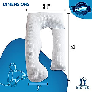Pregnancy Pillows for Sleeping | Cooling Pregnancy Pillow for Pregnant Women to Sleep | Gel Memory Foam Side Sleeper Body Pillow | Body Pillows for Adults | Maternity Pillow for Pregnant Women