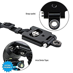 JJC Deluxe Mirrorless Camera Hand Grip Strap for Canon EOS R8 R6 Mark II R5 R7 R10 R RP M50 M6 Mark II Nikon Z9 Z7II Z6II Z5 Z50 Z30 Z fc Fuji Fujifilm X-T5 X-T4 X-T3 X-S10 X-T30 X-T20 X-E4 X-H2 X-H2S