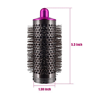 Round Volumizing Brush for Dyson Airwrap Hair Styler Limp Flat Hair Volumizer Attachment Tool, Part No. 969489-01 970750-01