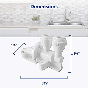 Express Water Leak Stop Valve for Reverse Osmosis and Under Sink Water Filtration System – Automatic Water Shut-Off Valve for Water Filtration Systems – Shut Off Water Supply When Water Leaks