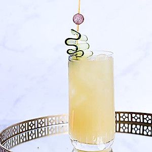 Cocktail Picks 200 Counts Handmade Sticks Wooden ﻿Natural Bamboo Toothpicks Cocktail Sticks Party Supplies (Flamingo)…