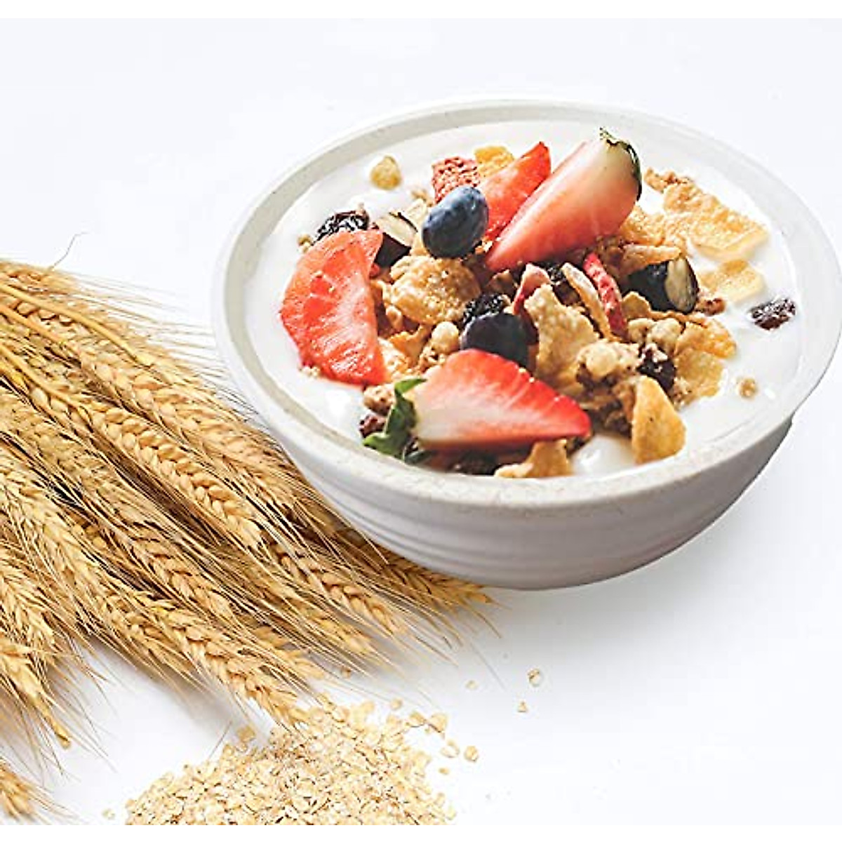 Cereal Bowls，6 Pack 24 oz Bowls Set, Food Grade Safe Durable PP Bowls for Soup, Salad, Cereal, Pasta, Yogurt, Heat and Cold Resistant, Dishwasher Safe Bowls，eco- friendly and degradable