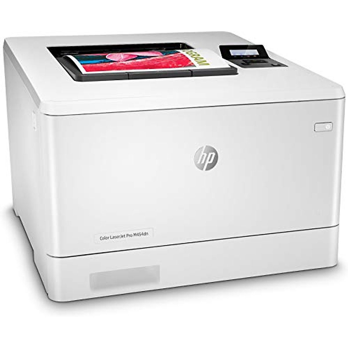 HP Color LaserJet Pro M454dn Printer, Double-Sided Printing & Built-in Ethernet (W1Y44A) White