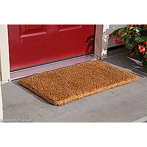 Kempf Natural Coco Coir Doormat, 22-inch by 36-inch, 1" Thick Low Clearance