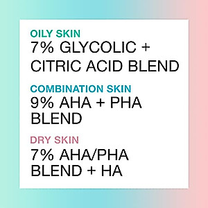 Neutrogena Skin Perfecting Daily Liquid Facial Exfoliant with 7% Glycolic/Citric Acid Blend for Oily Skin, Smoothing & Clarifying Leave-On Face Exfoliator, Oil- & Fragrance-Free, 4 fl. oz