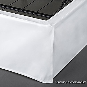 ZINUS SmartBase Bed Skirt, 14 Inch Drop, For Use with SmartBase, Easy On & Off Design - Full