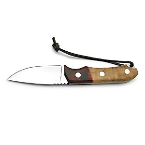 Puma IP Granada Olive Wood Hunting Knife with Leather Sheath
