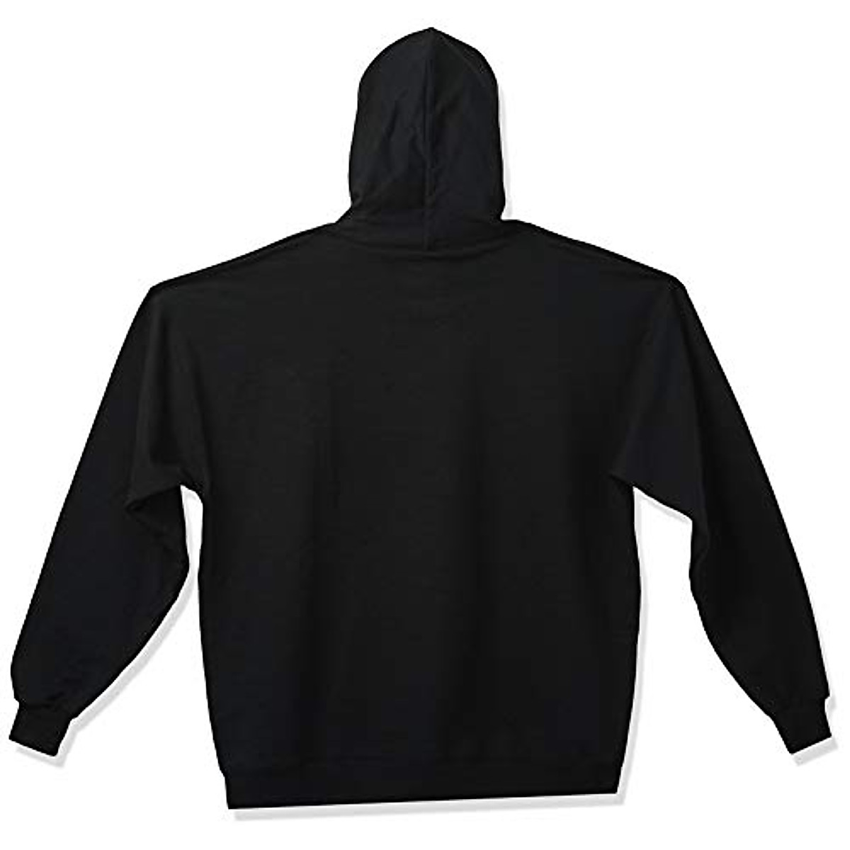 Hanes Men's Pullover EcoSmart Hooded Sweatshirt, Black, Medium