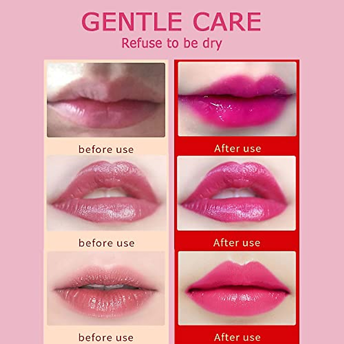 REVERIE DIARY Lipstick for Women, Magic Temperature Changing Colors (Blue Changed into Pink) Lip Stain Gloss Moisturizing And Long Lasting Waterproof Lip Balm Makeup, 0.12 Ounce