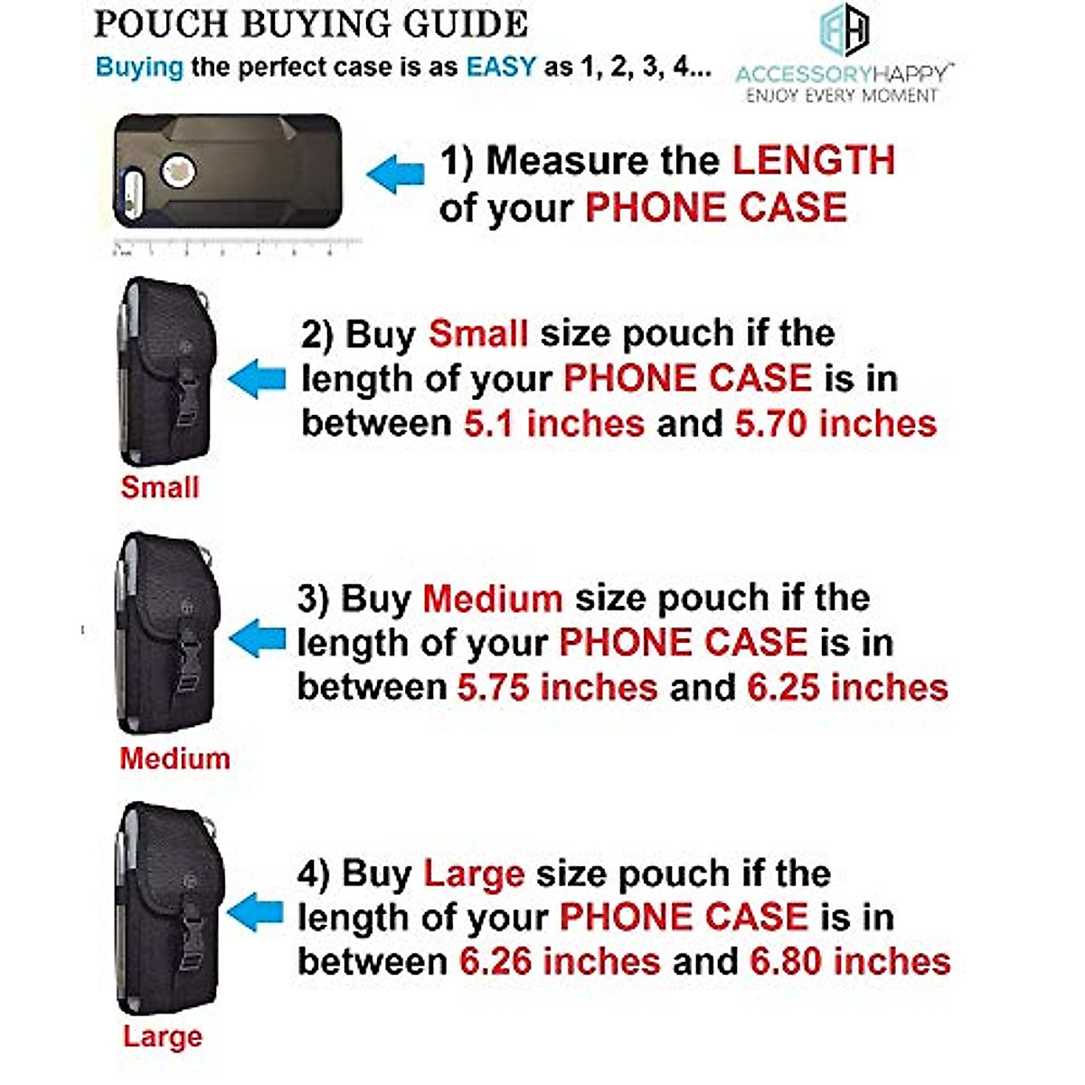 AH Military Grade Cell Phone Carrier Holster Men Cell Phone Belt Holder, for iPhone Holster T Mobile REVVL V, REVVL 6 iPhone 13 Pro Max, 14 Max S20 Plus Nylon Holster Fits Cell Phone w/ Otterbox