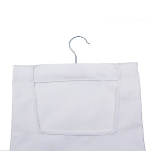 Augbunny 100% Cotton Canvas Clothespin Bag 2-Pack (White)