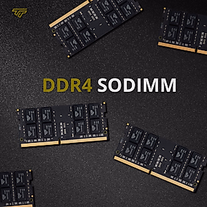 Timetec 32GB KIT(2x16GB) DDR4 3200MHz (or 2933MHz or 2666MHz) PC4-25600 Non-ECC Unbuffered 1.2V CL22 2Rx8 Dual Rank 260 Pin SODIMM Laptop Notebook PC Computer Memory RAM Module Upgrade