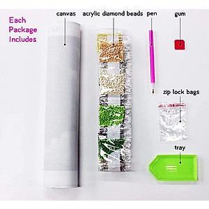 BLuen Diamond Painting Kits for Adults Red Dragon Full Drill Diamond Dots Paintings with Diamonds Gem Art Decor - 16X16 Inch