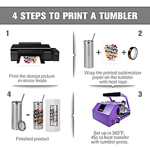 BetterSub 6 Pcs 20oz Sublimation Blanks Tumblers Glitter Silver Skinny Straight, Double Wall Insulated Stainless Steel Sublimation Cups with Lid, Metal Straw, Brush, Display Box