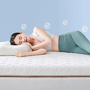 HhYyLr pallet bed Single Roll-up Mattress Breathable Tatami Memory Foam Mattress King Size Foldable Mattress Can Be Used in All Seasons (Color : Gray, Size : 180cm*200cm)