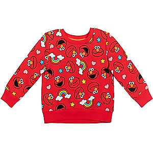 Sesame Street Elmo Infant Baby Girls Sweatshirt Red 24 Months
