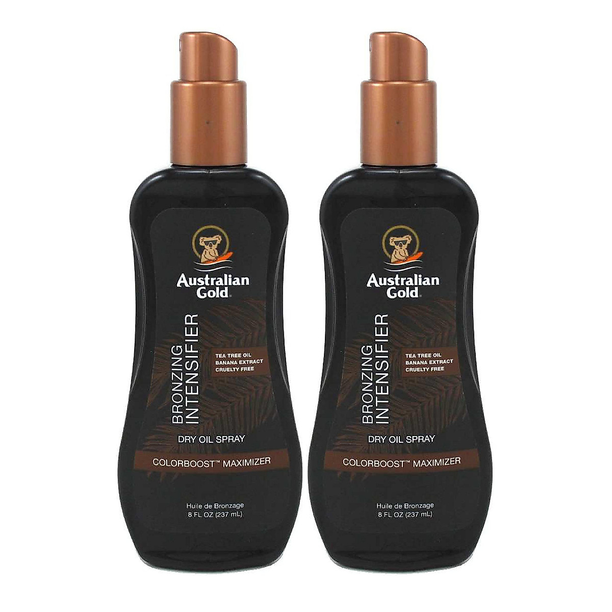 Australian Gold Intensifier Bronzing Dry Oil Spray 8 Ounce (Pack of 2)