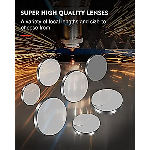 3PCS FAHKNS Molybdenum Reflective Lens Dia:20mm/0.79" T3mm Mo Mirror Laser Lens for CO2 Laser Engraving Cutting Engraver/Cutter 40W-200W