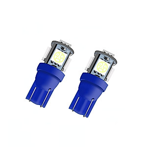 CUSMME 10Pack T10 194 168 LED Light Bulb PC194 PC195 PC160 PC161 PC168 Instrument Panel Gauge Cluster Dashboard Automotive Light Bulb Ice Blue