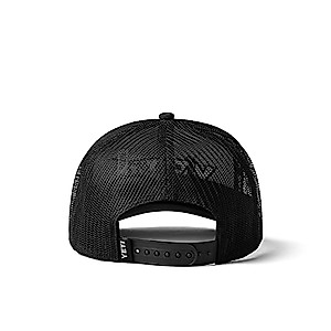 YETI Skiff Logo Snapback Trucker Hat, Gray/Black