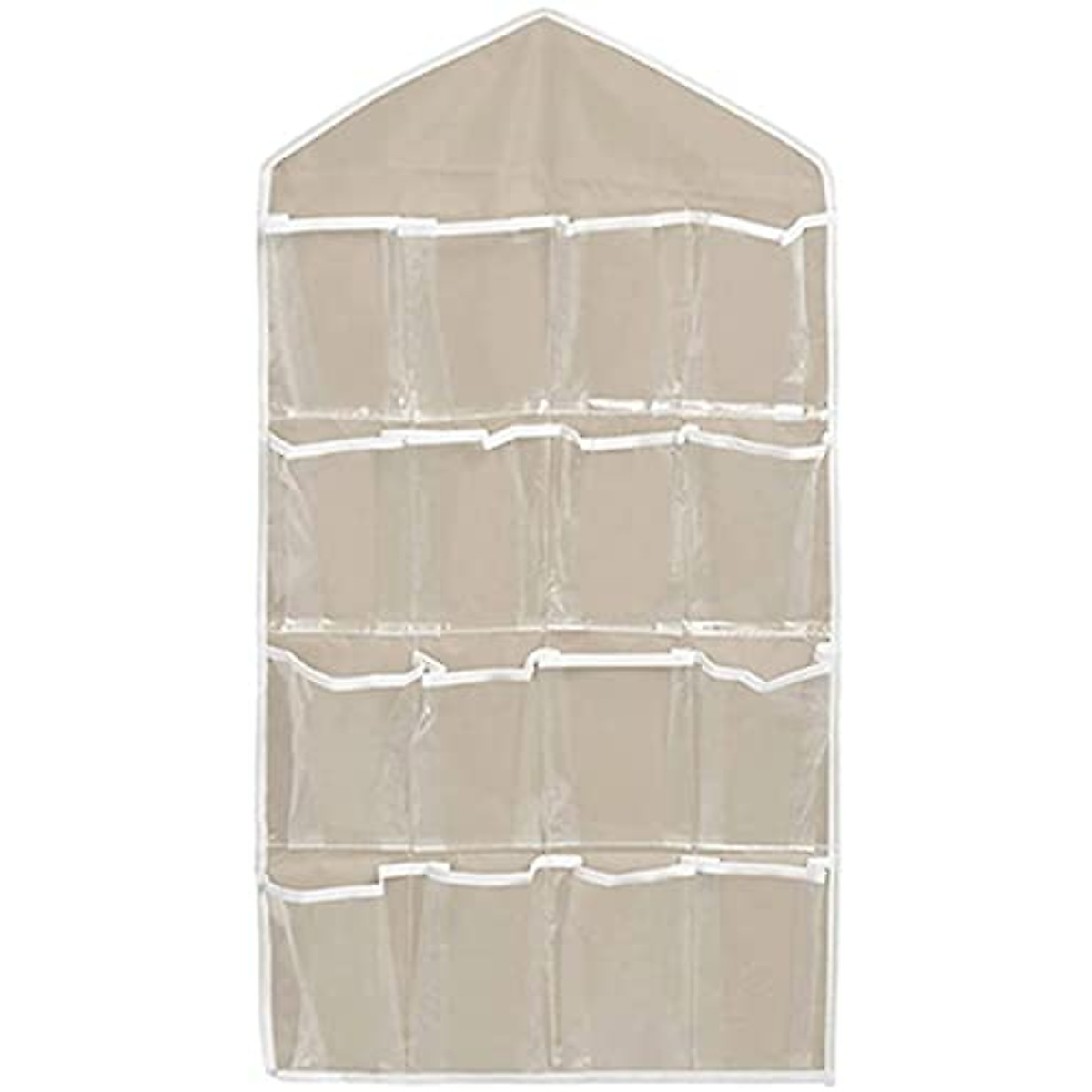 U-M 16 Pockets Clear Over Door Hanging Bag Shoe Rack Hanger Storage Organizer Durable Processed