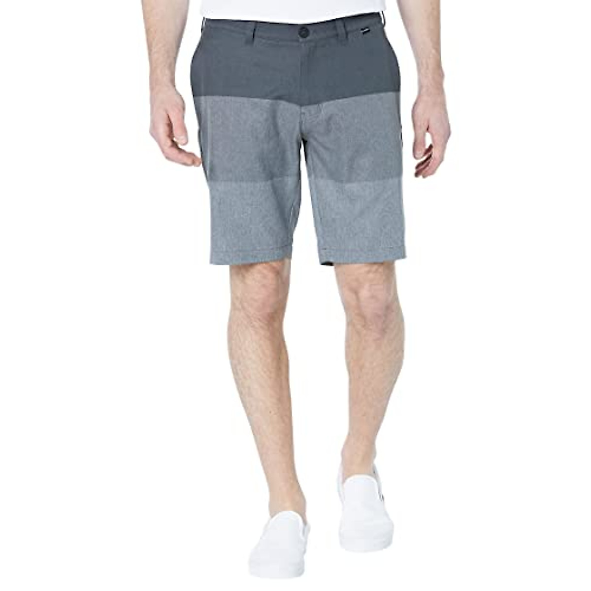 TravisMathew Why Worry Heather Grey Pinstripe 40