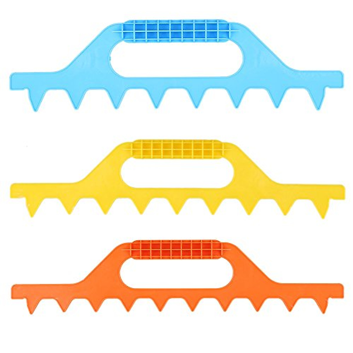 GLOGLOW 7/8/9 Frame Hive Spacer for Spacing Bee Frames, Bee Hive Frame Spcing Tool for spacing 8 Frames in a 10 Frame Sized Box, Beekeeping Equipment(Orange 9 Frame)
