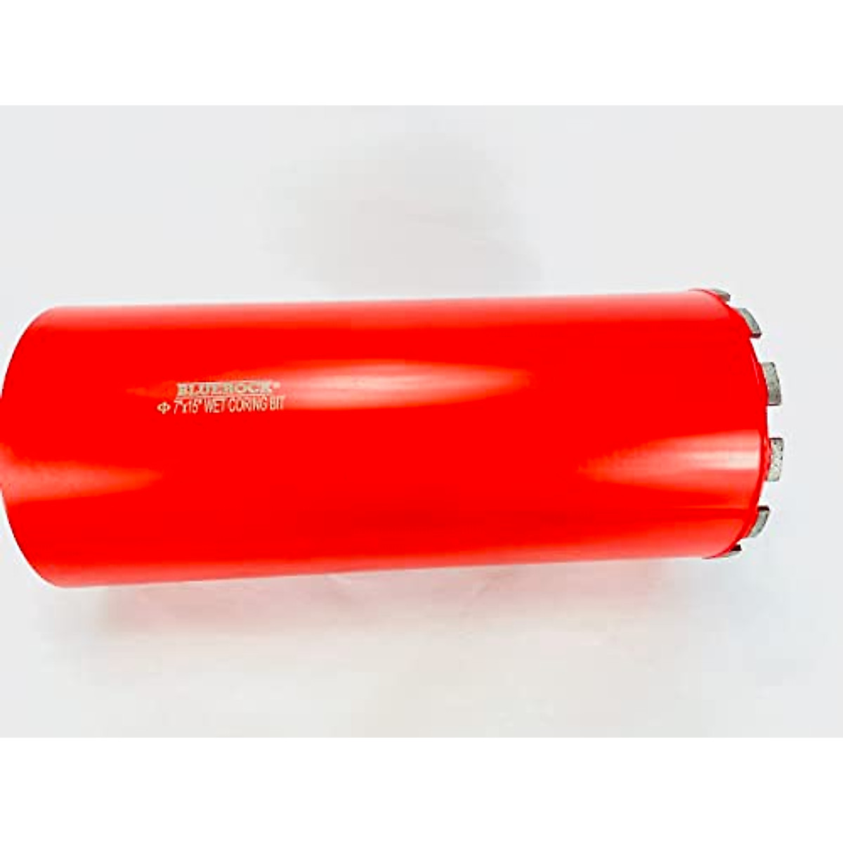 7" Inch Diamond Wet Core Drill Bit 1-1/4” Threaded by BLUEROCK Tools for Concrete Rebar Asphalt Brick Rock Masonry Hole Barrel Coring