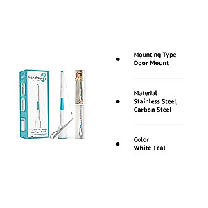 Handisure Child Door Safety Door Pinch Guard. Automatic, Hinge & Lock Side Safety, Reliable, Multiple Awards & Unique, Baby Door Stopper. Easy to Install & Build to Last Finger Guard for Door