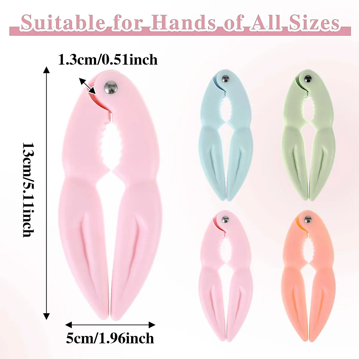 COMNICO Crab Crackers and Tools, 4Pcs Multifunctional Crab Leg Crackers Efficient Lobster Crackers Multicolored Seafood Tools Set Portable Seafood Crackers Crab Legs Utensils Nut Cracker