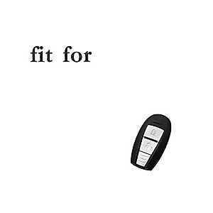 SEGADEN Silicone Cover Protector Case Holder Skin Jacket Compatible with SUZUKI 2 Button Remote Key Fob CV4543 Black
